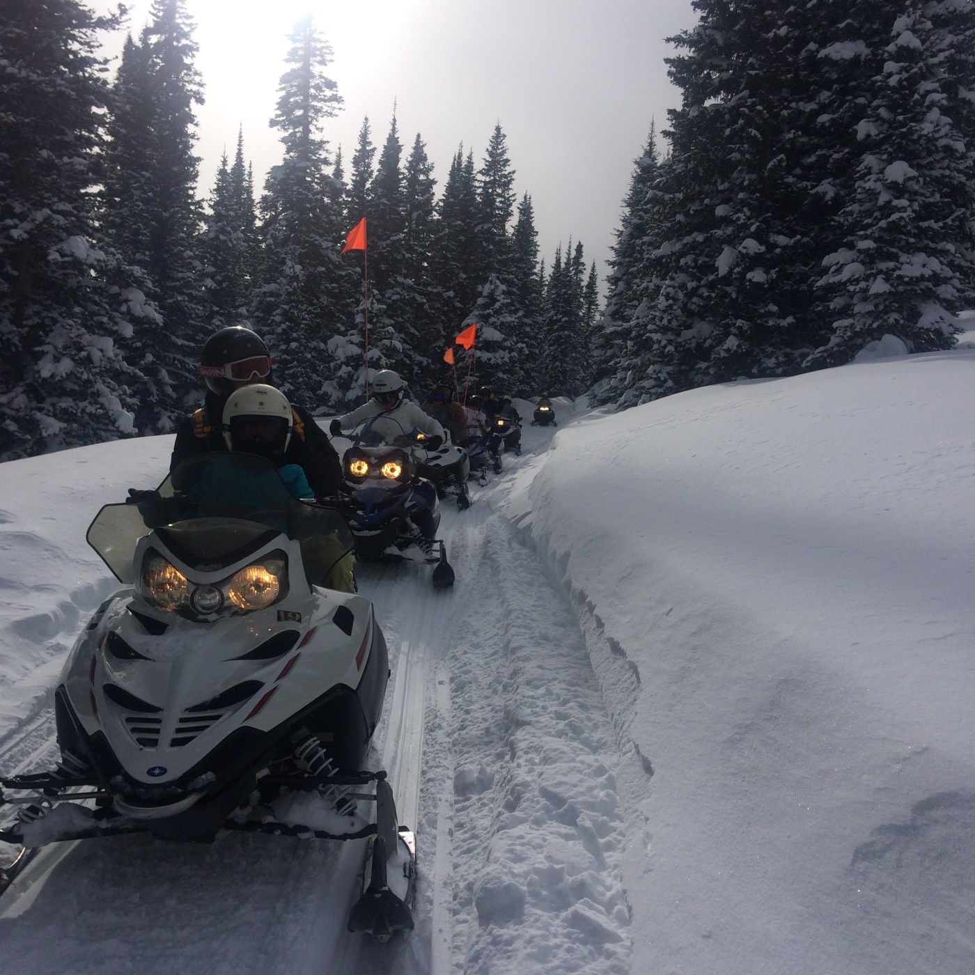 Trails Are Riding Great! | Snowmobile Durango